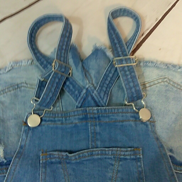 Ashley Mason | Jeans | Denim Bib Overall Shorts Size Xs | Poshmark